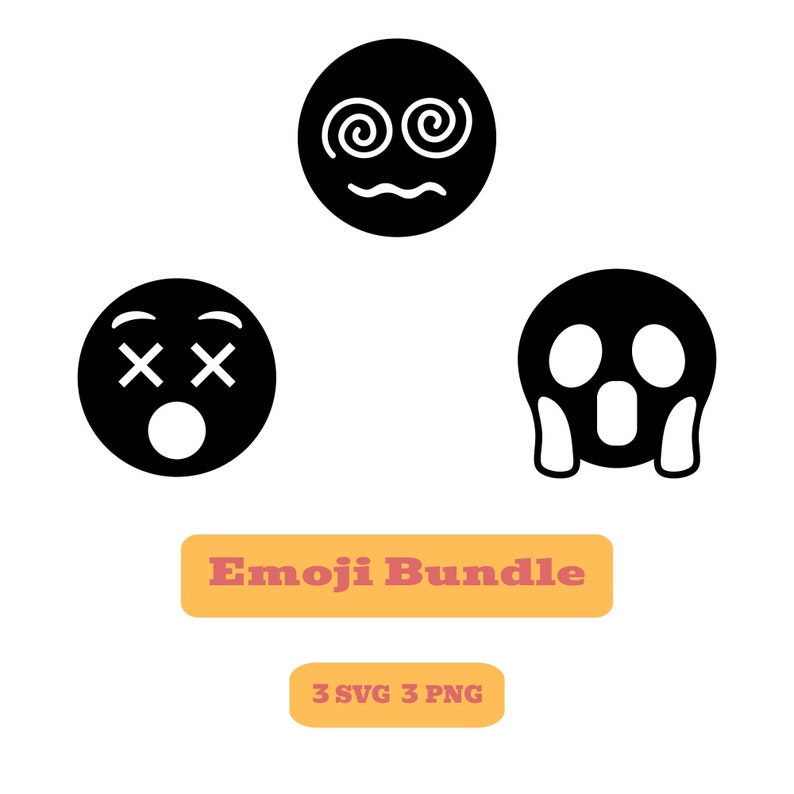 Emoji Svg, Emoji Png, Emoji Bundle, Cricut Cut Files, Instant Download ...