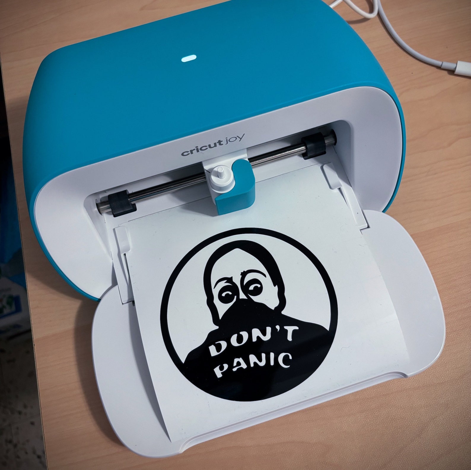 Don't Panic SVG PNG Clipart: Cricut Cut File (digital Download) - Etsy