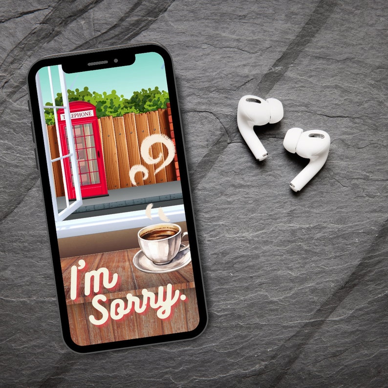 I'm Sorry Animated Greeting E-card Video Canva Template for Mobile ...