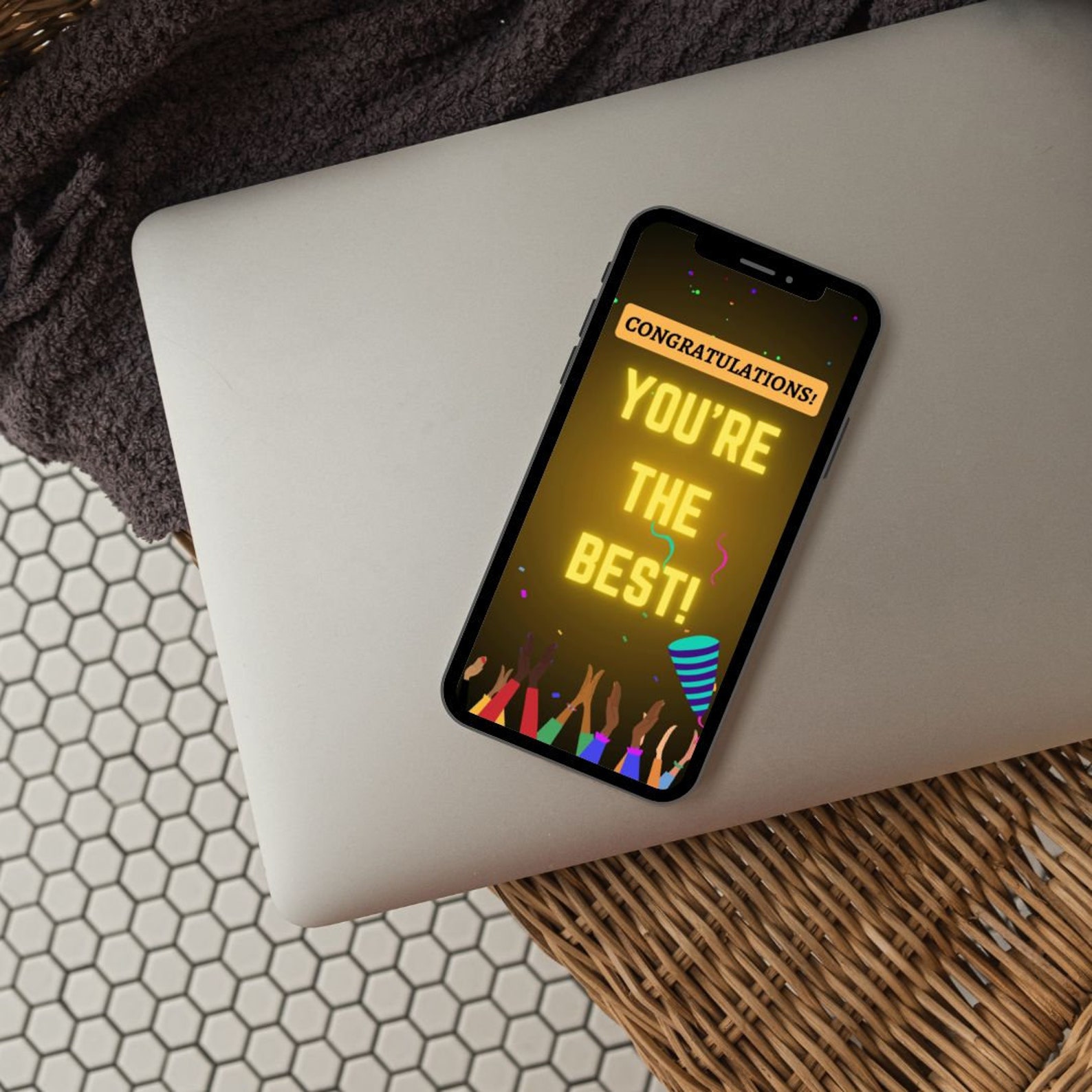 Congratulations Animated Greeting E-card. Congratulations Mobile Ecard. Digital Greetings ...