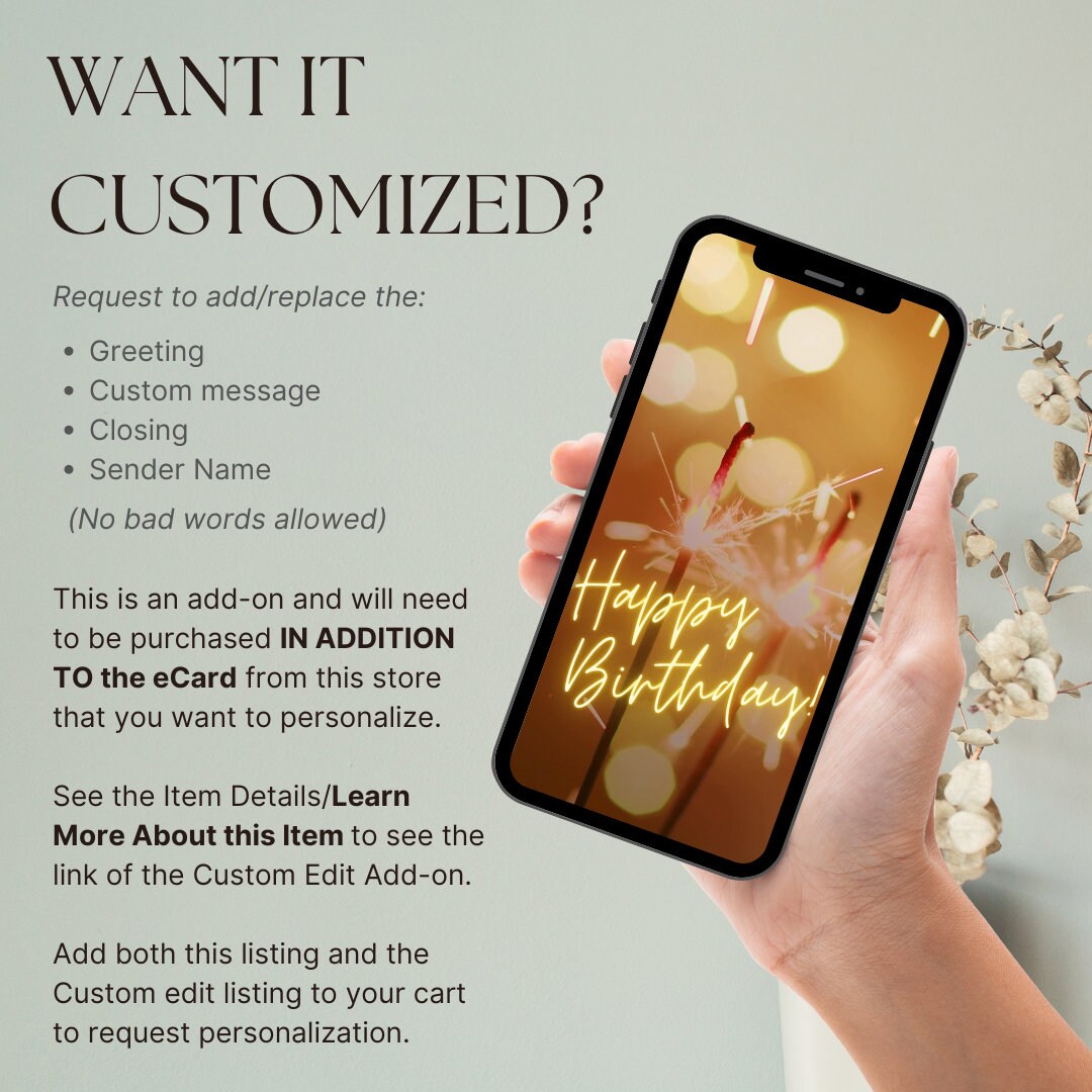 Happy Birthday Animated Greeting E-card for Mobile Phone. Sparklers ...