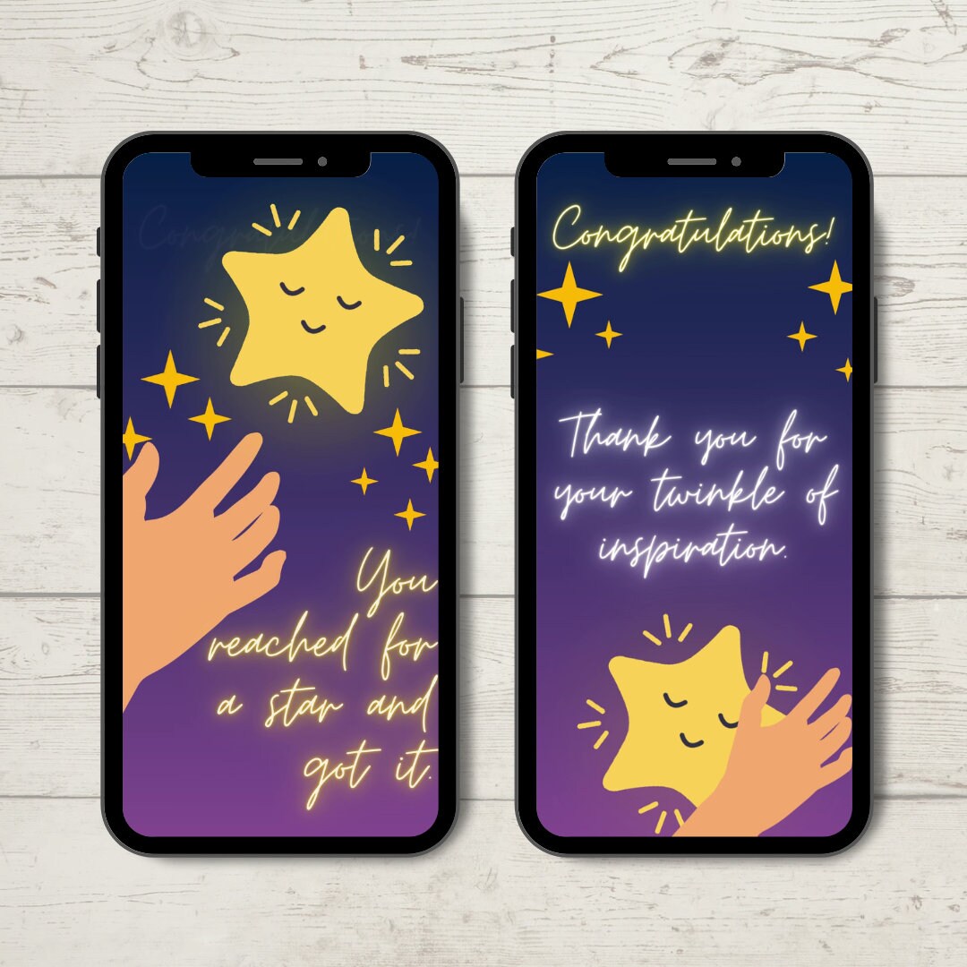 Congratulations Animated Greeting E-card Video Canva Template for ...