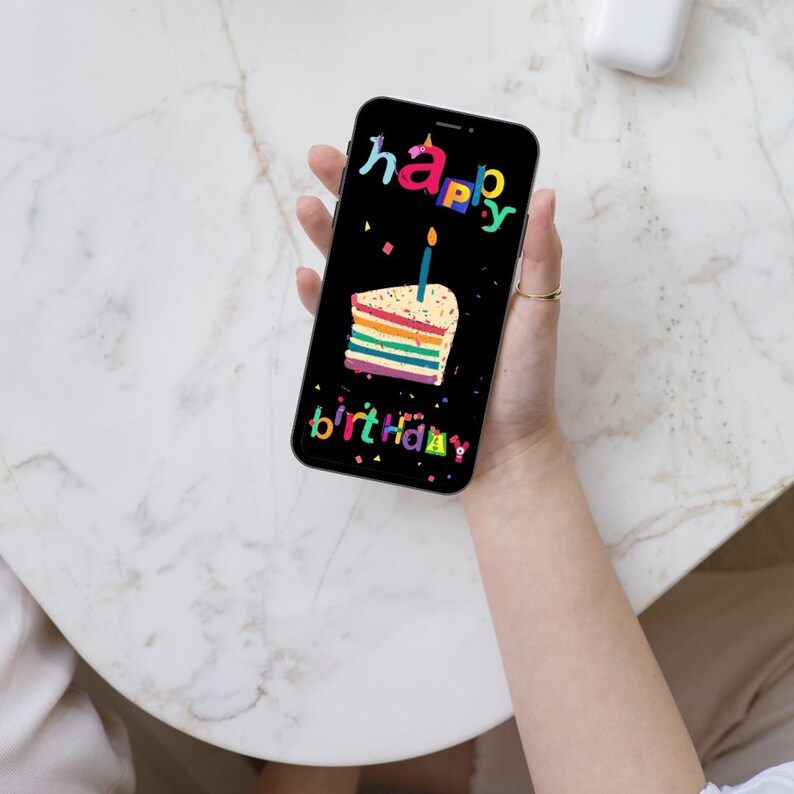 Happy Birthday Animated Greeting E-card Video for Mobile Phone. Happy ...