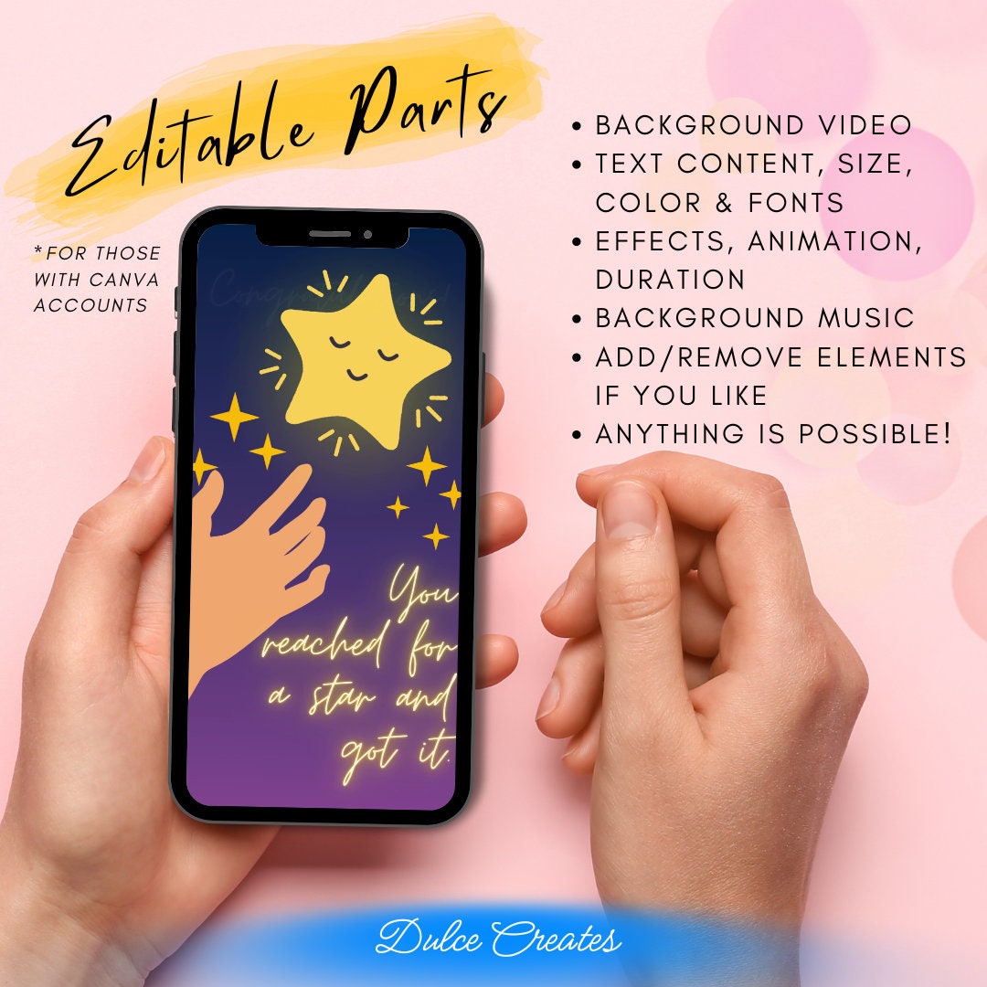 Congratulations Animated Greeting E-card Video Canva Template for ...