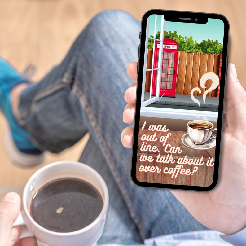 I'm Sorry Animated Greeting E-card Video Canva Template for Mobile ...