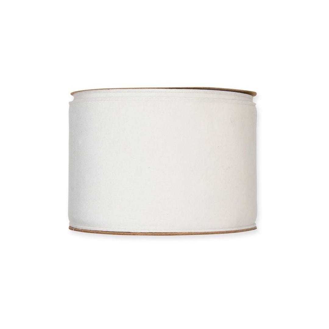 Unwired Velvet Fabric Ribbon 70mm Wide 8m Roll Ivory - Etsy