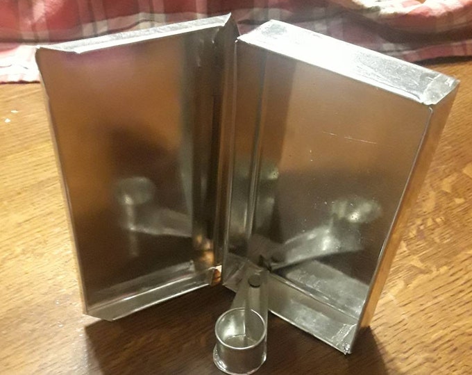 Antique Tinder Box Rustic Candle Holder Primitive Lighting Antique ...