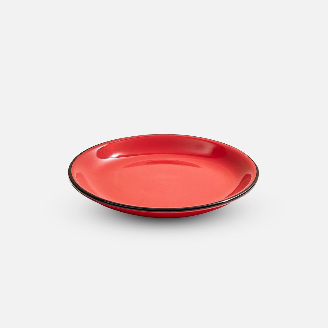 Christmas Red Ceramic Cake Plate 10002124 - Etsy