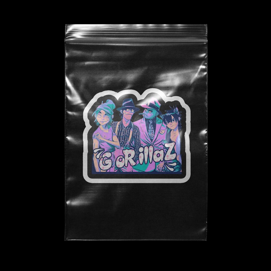 Gorillaz Sticker | Printable Design | Die-cut Sticker | PNG SVG Files ...