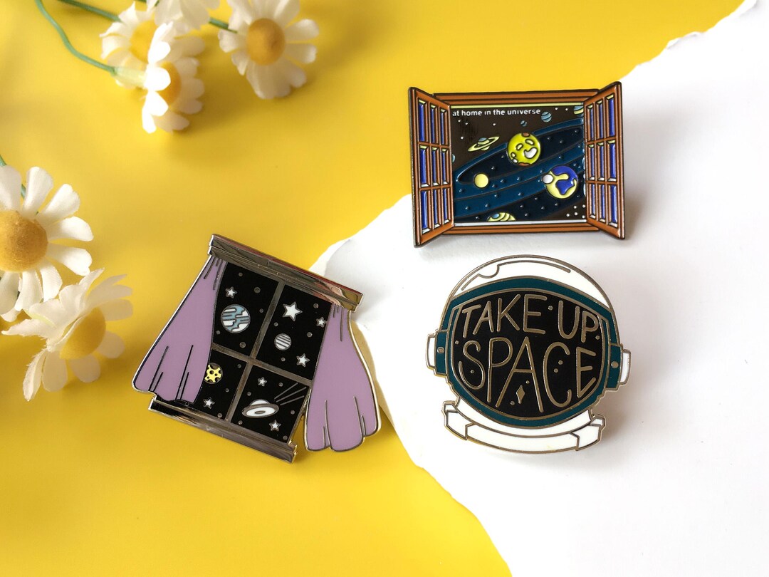 Space Galaxy Astronaut Enamel Pin | Astronomy Enthusiast Pin Badge ...