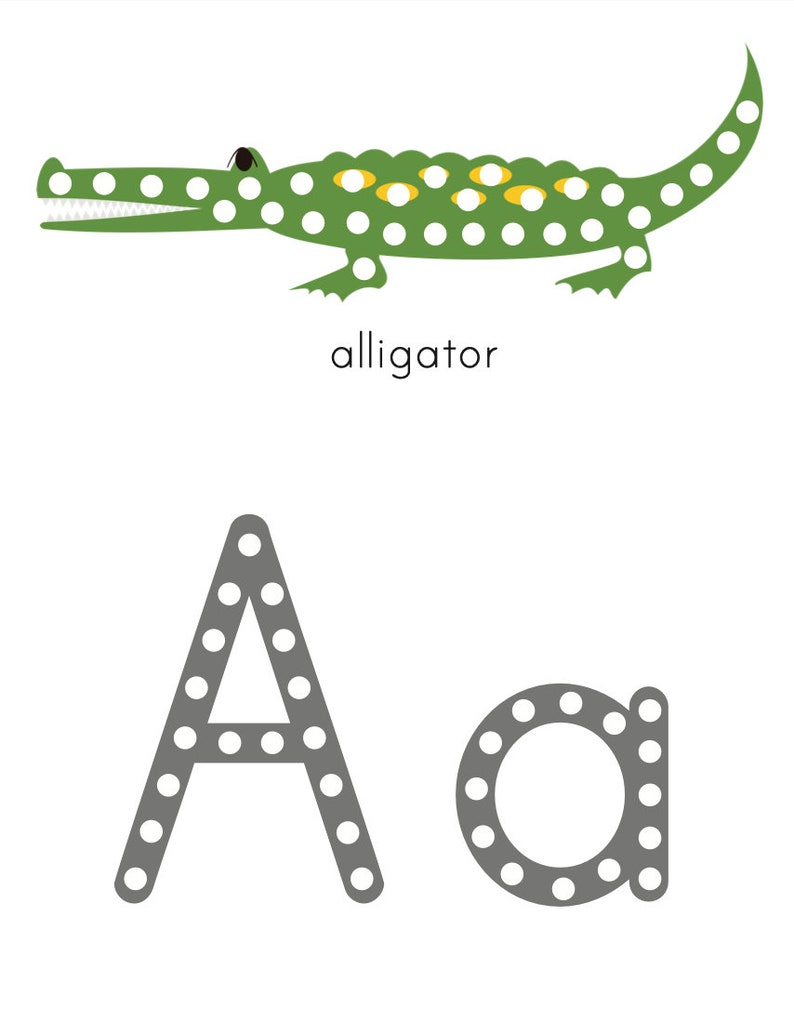 Alphabet Learning Tracing Book - Etsy