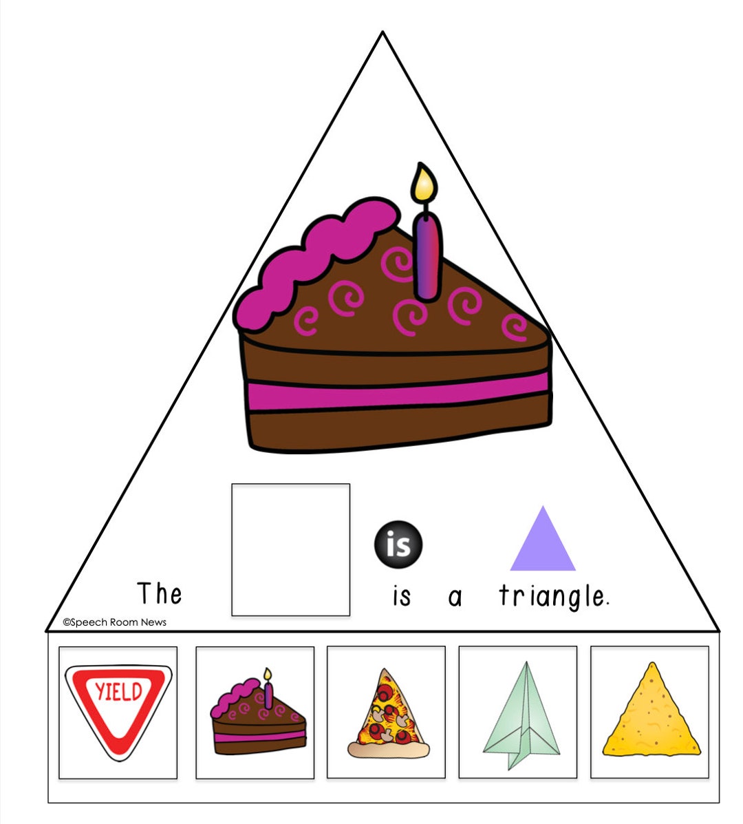 Interactive Vocabulary Shape Book - Etsy