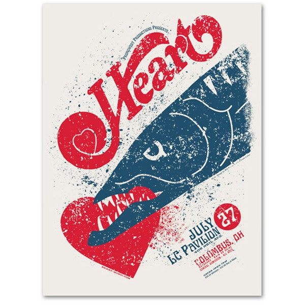 Heart the Band Poster - Etsy