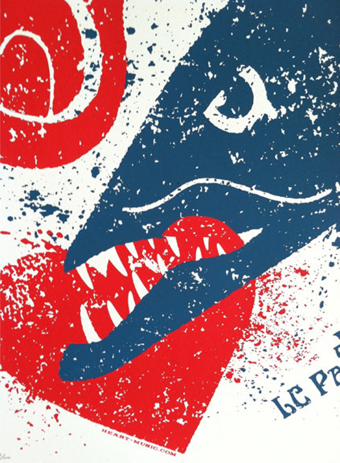 Rock Band HEART Barracuda Concert Poster, Silkscreen Ohio Gigposter ...