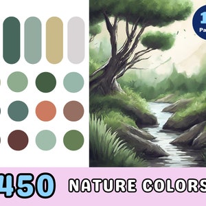 Mega Procreate Color Palette Swatches, 7028 Procreate Swatches ...