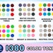 Mega Procreate Color Palette Swatches, 7028 Procreate Swatches ...
