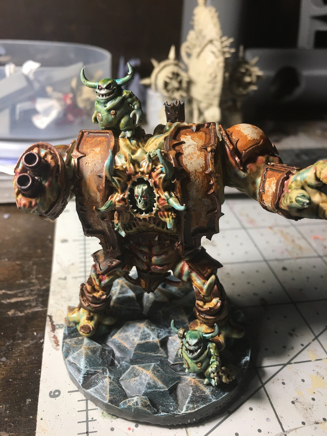 Death Guard Helbrute / Chaos Dreadnaught Fan Art Proxy Resin Unpainted ...