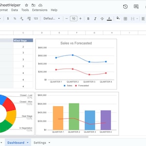 Sales Pipeline Template | Business Spreadsheet | Pipeline CRM | Google ...