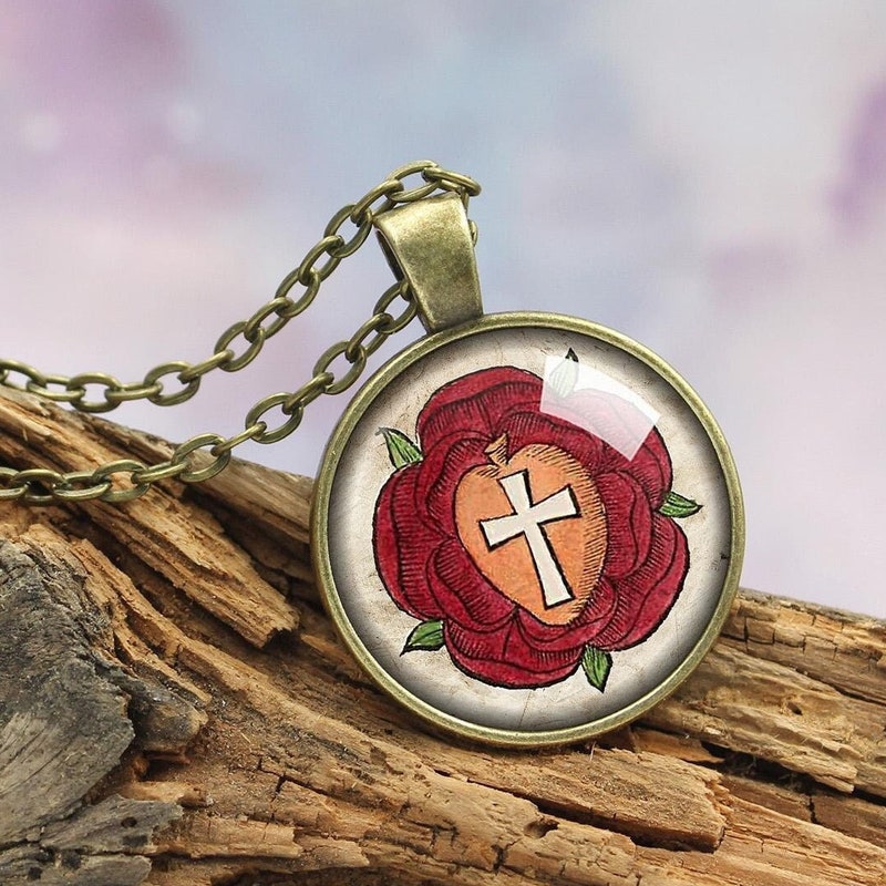 Rosicrucian Pendant - Etsy