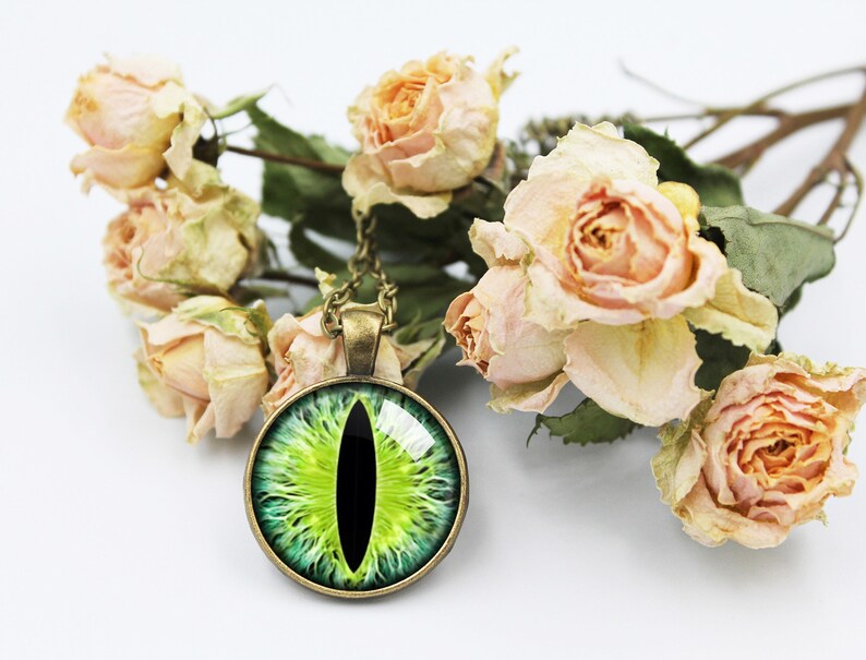 Dragon Pendant, Demon Eye Keychain, Evil Eye Keychain, Cat Eye Necklace ...
