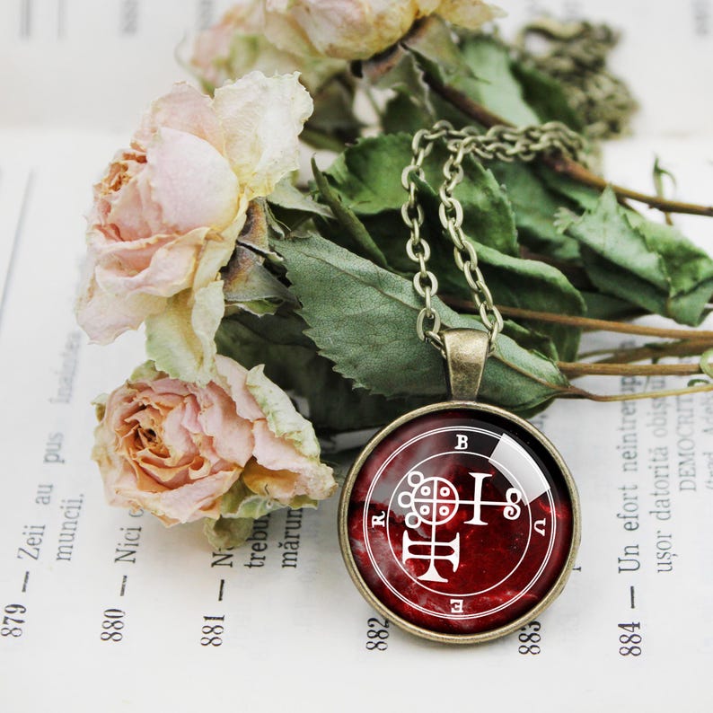 Buer Sigil Necklace Pendant, Seal of Buer Keychain, Goetia Key Seal ...