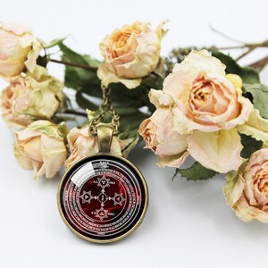 Magical Circle of King Solomon Necklace, King Solomon Amulet Talisman ...