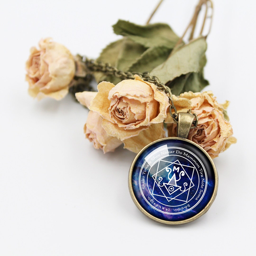 Money Amulet of Mammon Pendant Necklace, Provider of Wealth Necklace ...