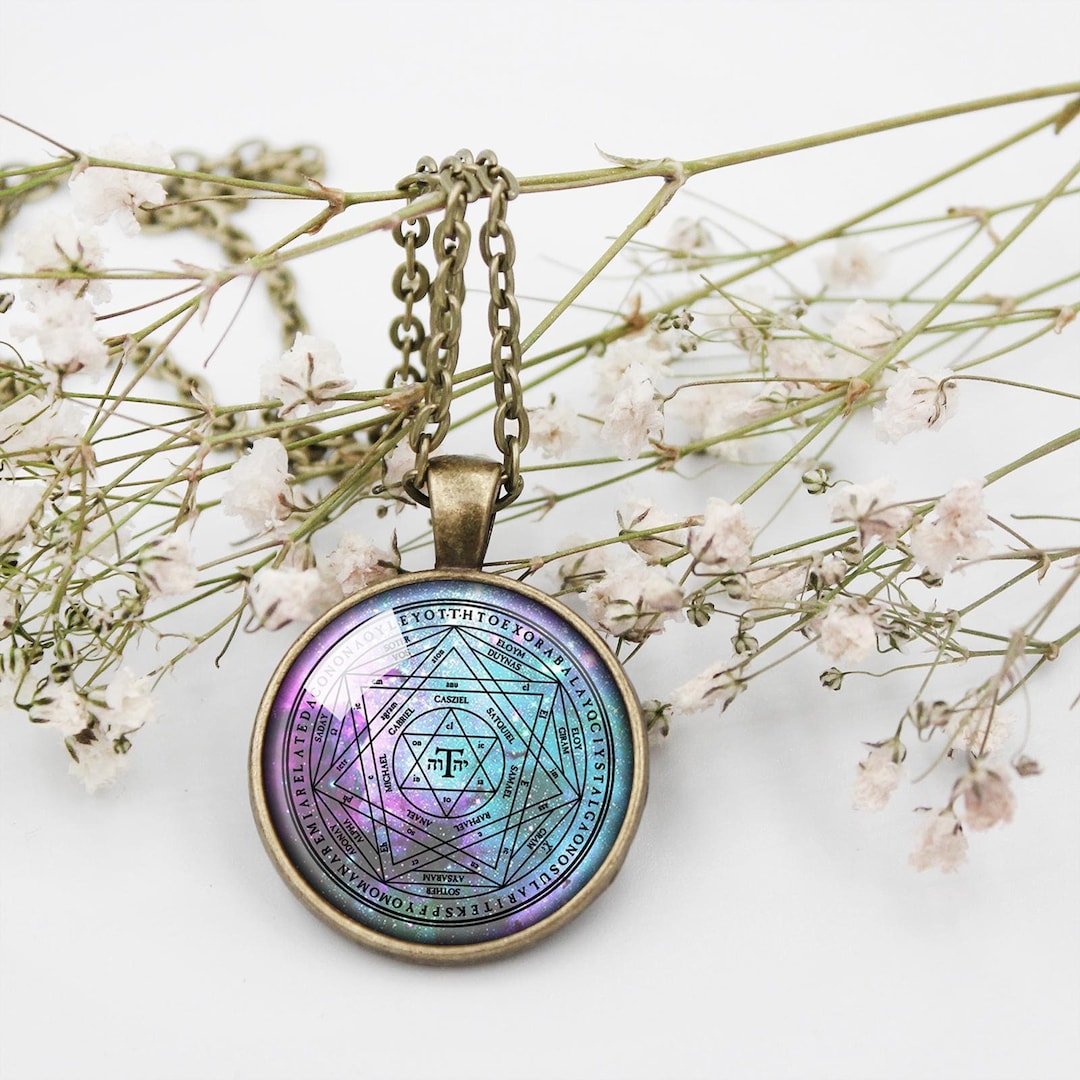 Sigillum Dei Ameth Pendant, Seal of God Necklace, Keyring, Seal of the ...