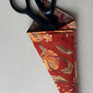 Scissor Holder Moda Fall Fabric. Scissor Protector, Keeper, Case ...