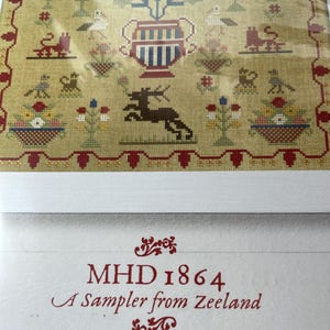 Cross Stitch Dutch Sampler Chart by Modern Folk Embroidery. A Family ...