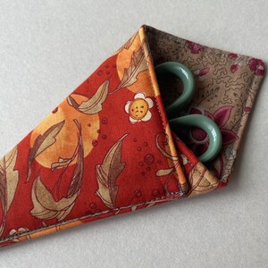 Scissor Holder Moda Fall Fabric. Scissor Protector, Keeper, Case ...