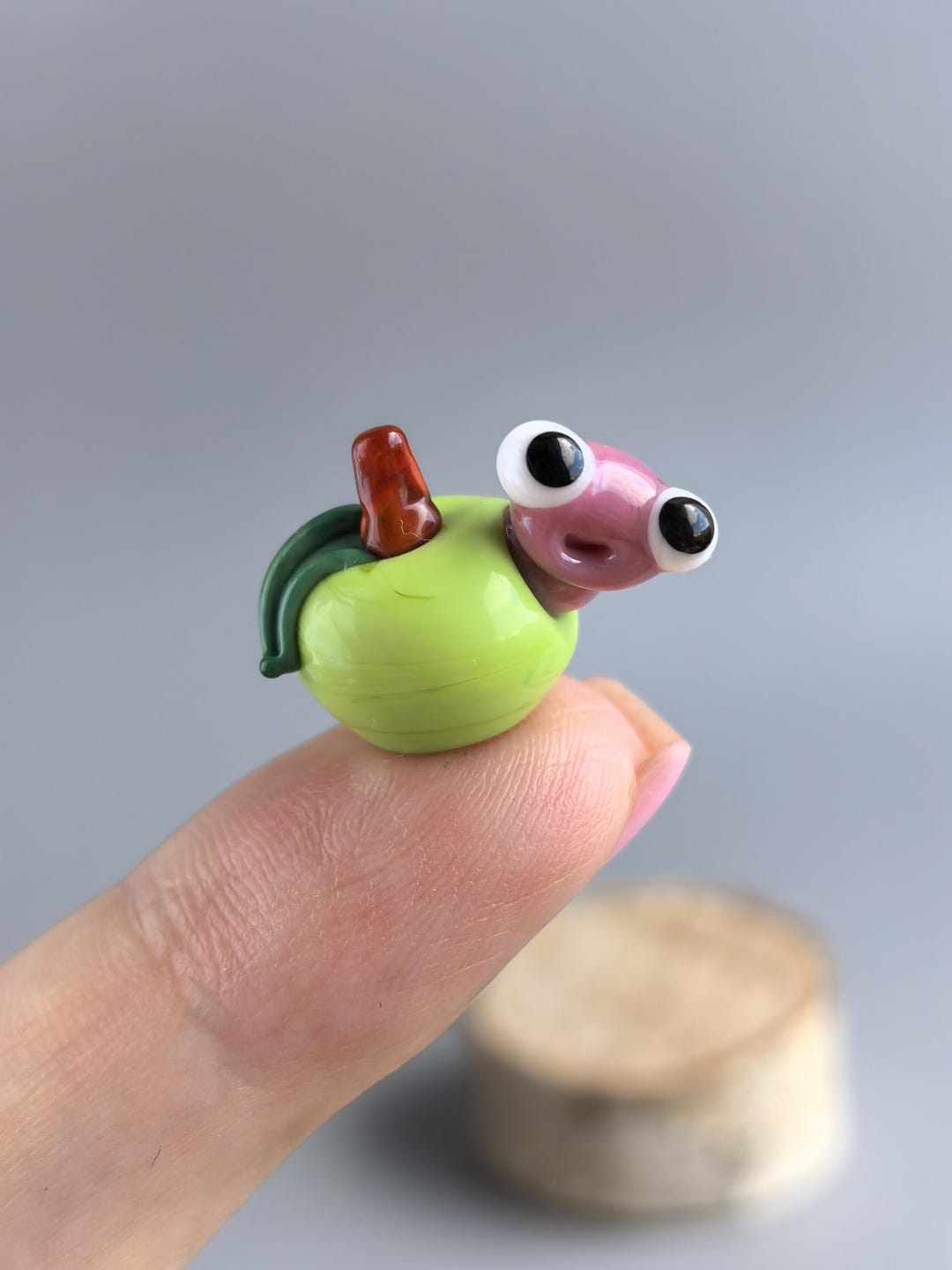 Glass Figurines Caterpillar Figurine Glass Worm Miniature Worm Figure ...