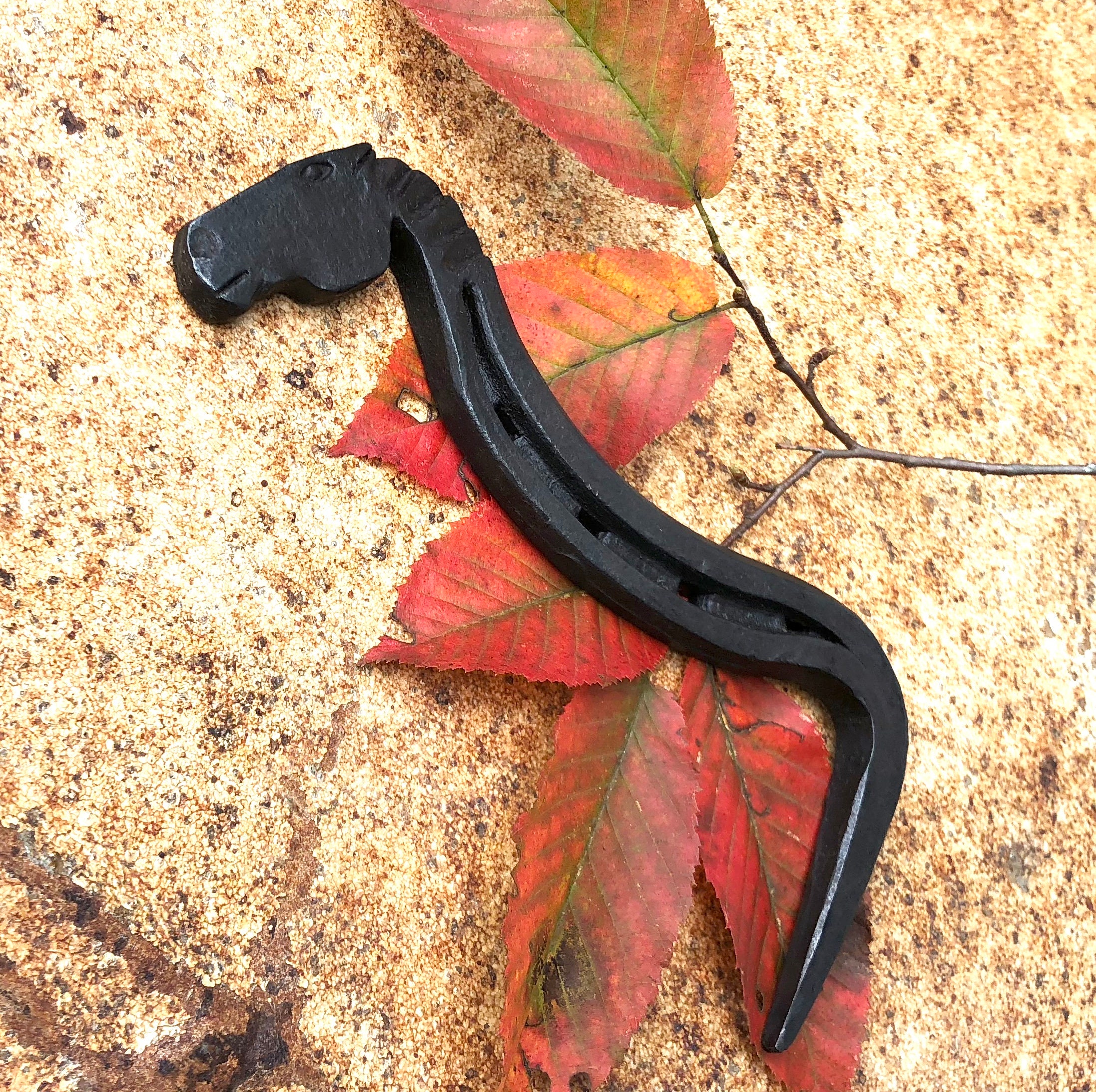 Hand Forged Hoof Pick #20 ,made from a Horse Shoe