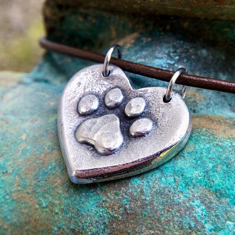 Paw Print Heart - Etsy