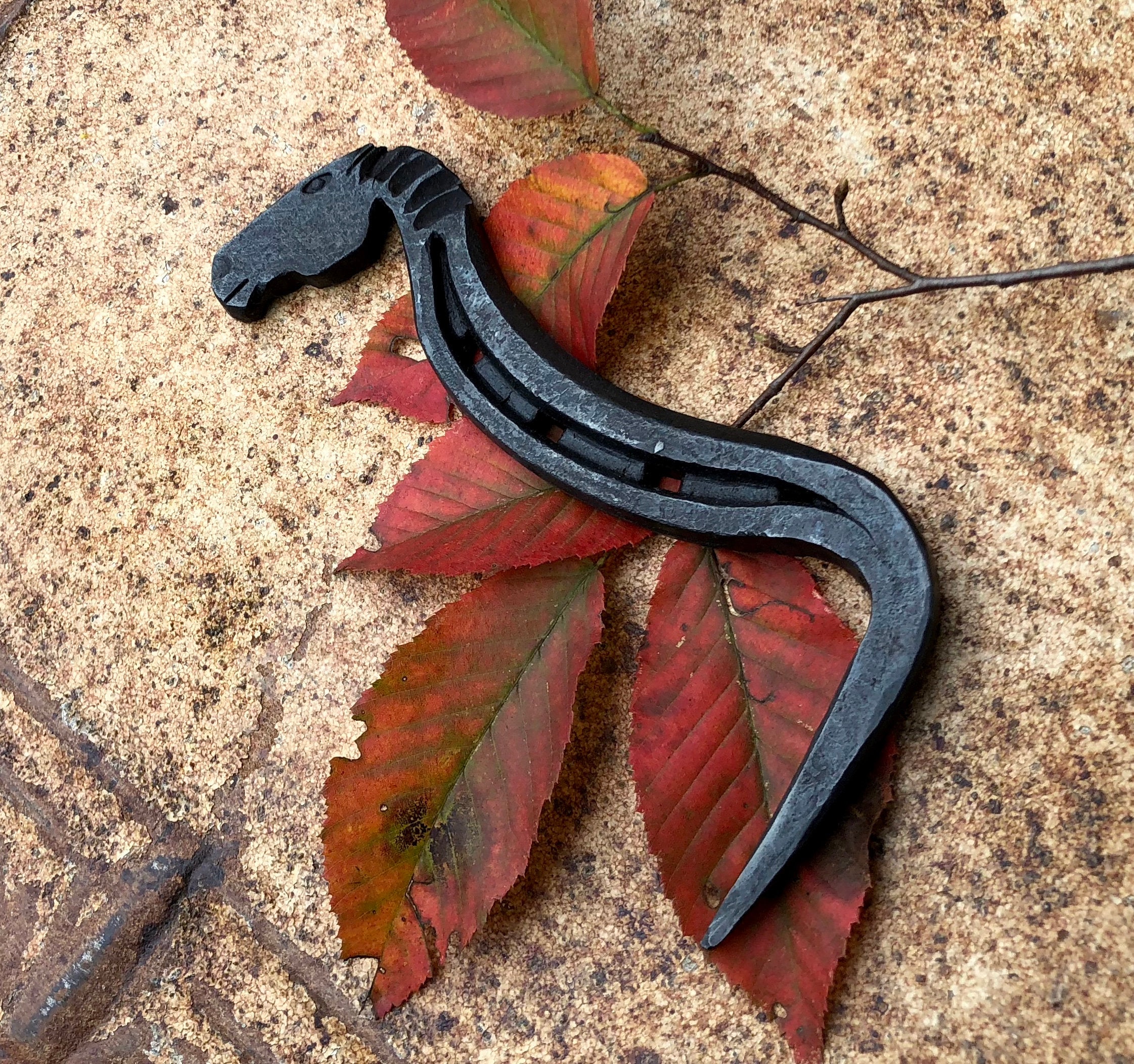 Hand Forged Hoof Pick #20 ,made from a Horse Shoe