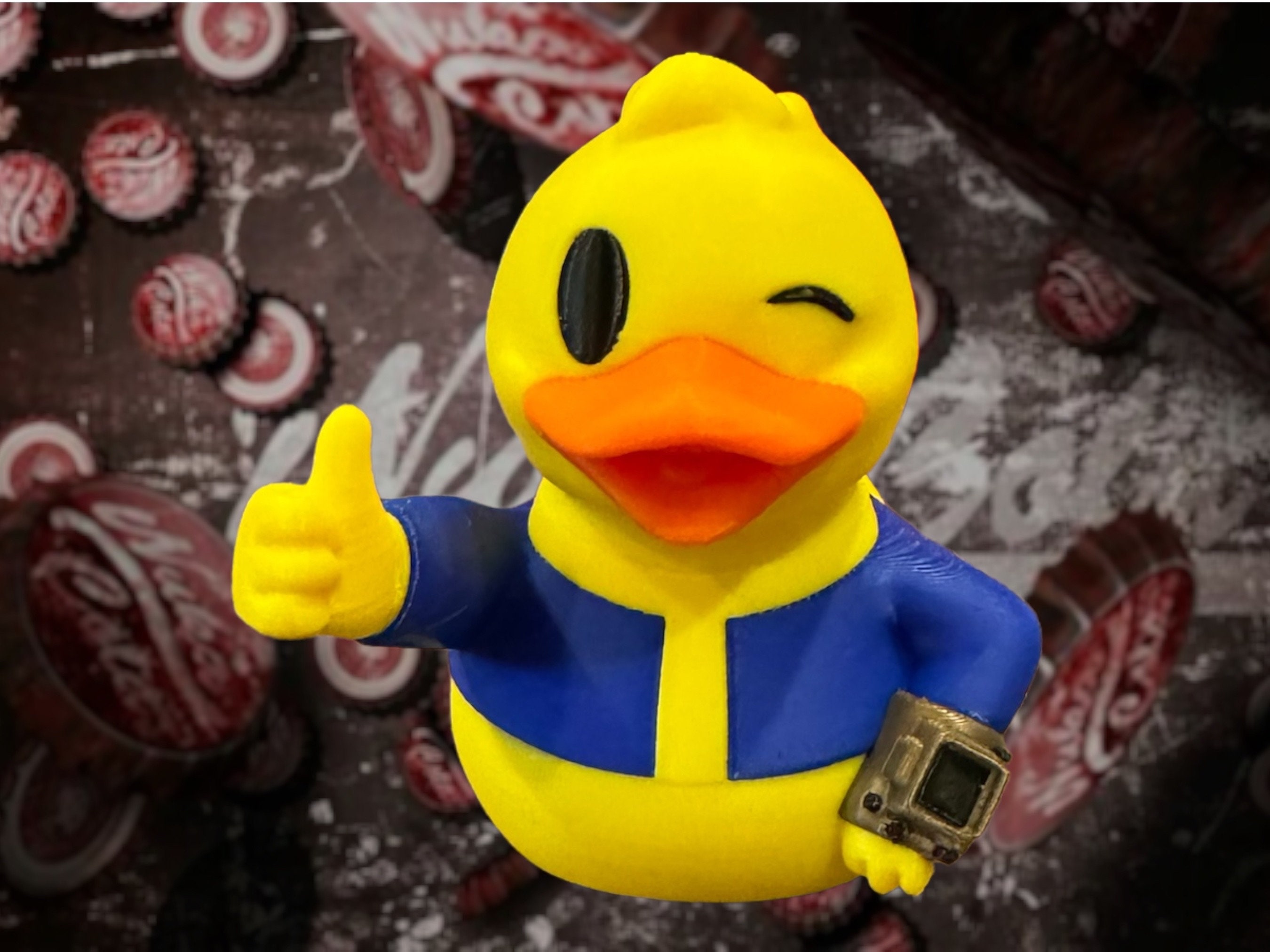 Fallout Vault Duck Wearing Pip Boy - Etsy