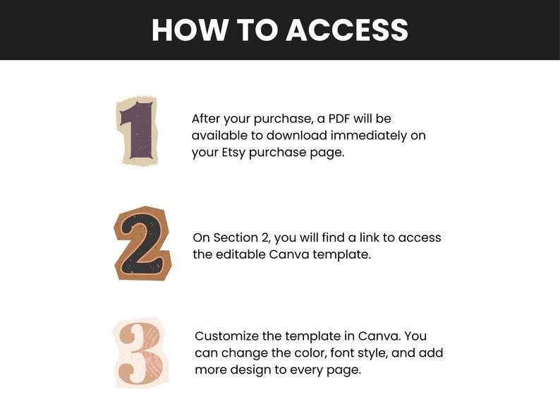 Digital Product Planner Canva Template Editable & Printable Business ...