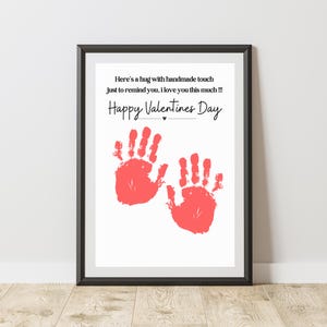 Valentine Handprint Craft for Kids Toddler Kids Preschool Daycare ...