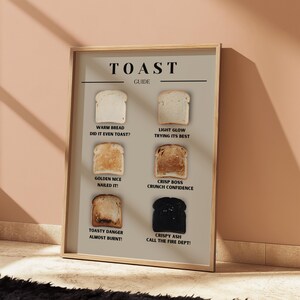 Toast, Bread Foodie Lover Printable Artwork,bread Slice Image ...