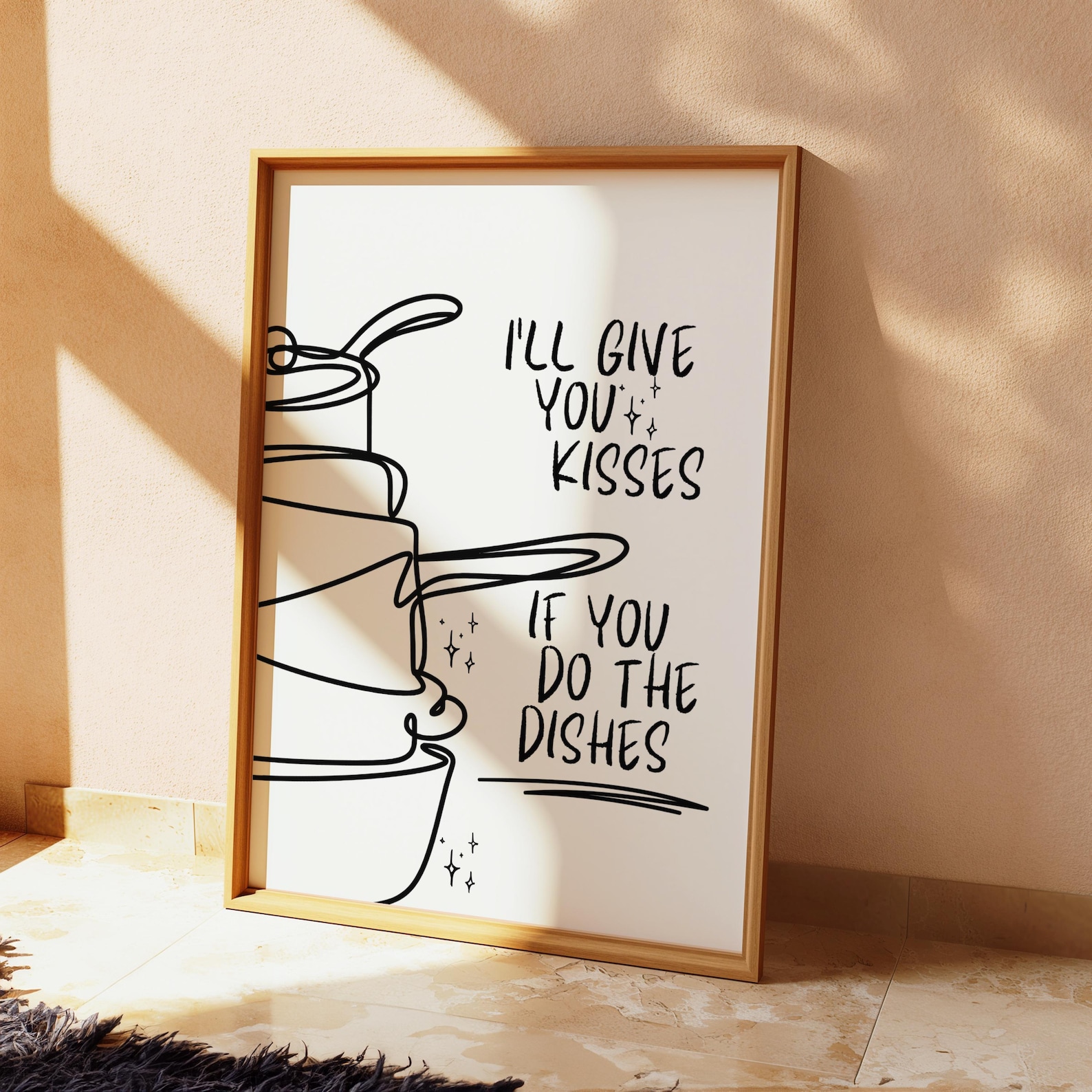 Kitchen Prints - Funny Kitchen Wall Art Printable - Modern Digital Art ...