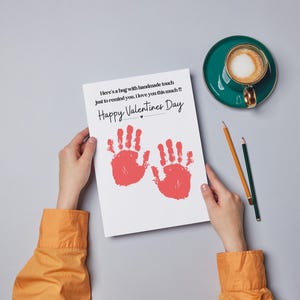 Valentine Handprint Craft for Kids Toddler Kids Preschool Daycare ...