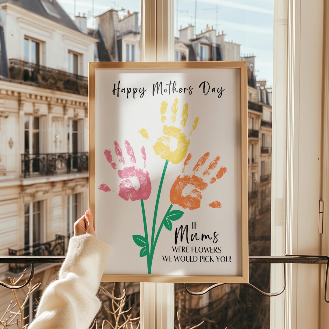 Mother's Day Handprint Craft Printable - School & Homeschool Activity ...