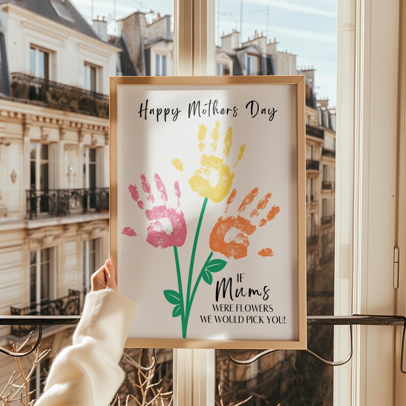 Mother's Day Handprint Craft Printable - School & Homeschool Activity ...
