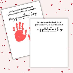 Valentine Handprint Craft for Kids Toddler Kids Preschool Daycare ...
