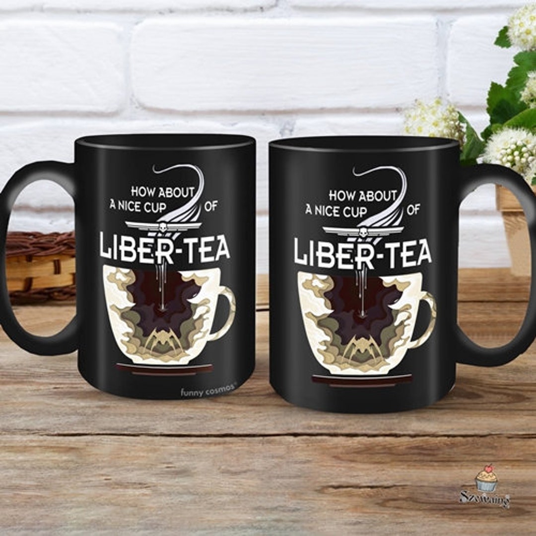 Black Helldivers 2 How About a Nice Cup of Liber-tea Mug, Morning Cup ...