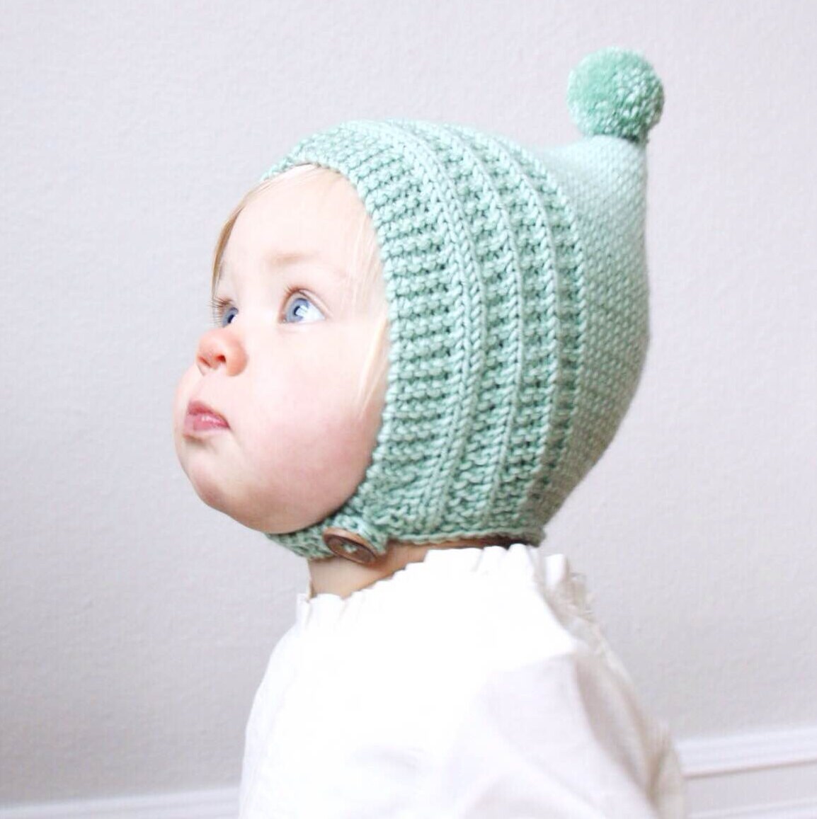 KNITTING PATTERN PDF File Knit Pixie Bonnet Pattern Baby - Etsy Australia