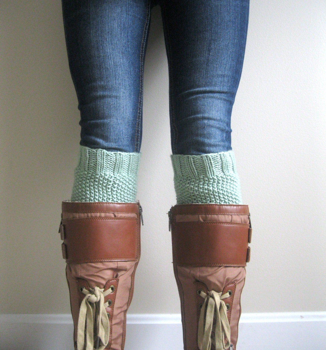 KNITTING PATTERN PDF File - Boot Cuff Knitting Pattern - Leg Warmer ...