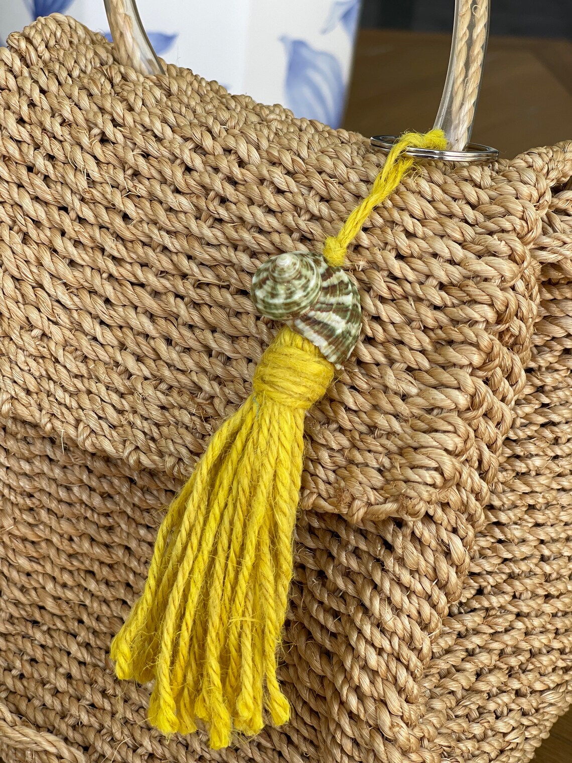 Handmade Mini Shell Tassel. Keychain, Could Be Also Hung on Purse ...