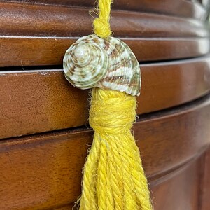 Handmade Mini Shell Tassel. Keychain, Could Be Also Hung on Purse ...