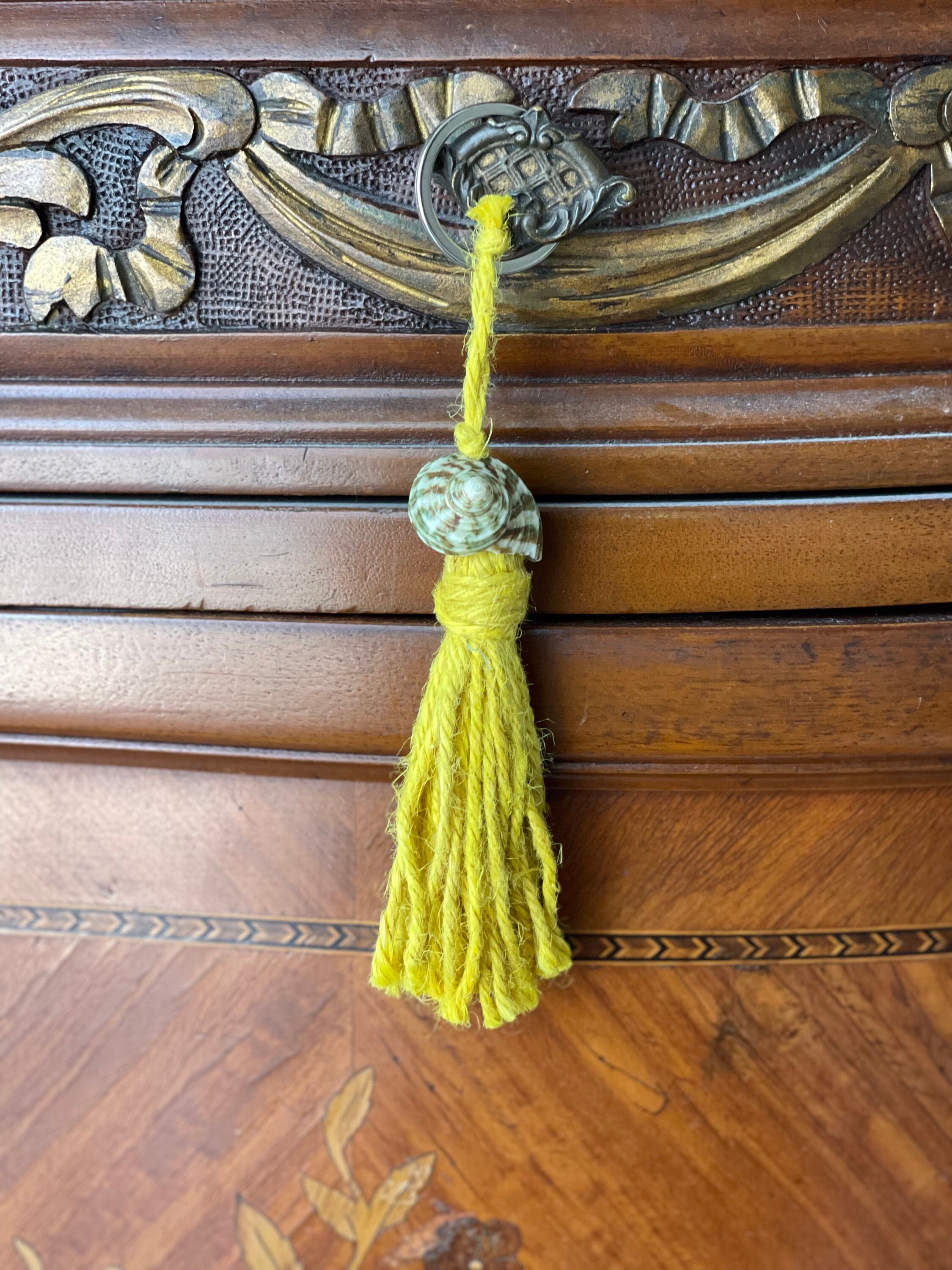 Handmade Mini Shell Tassel. Keychain, Could Be Also Hung on Purse ...